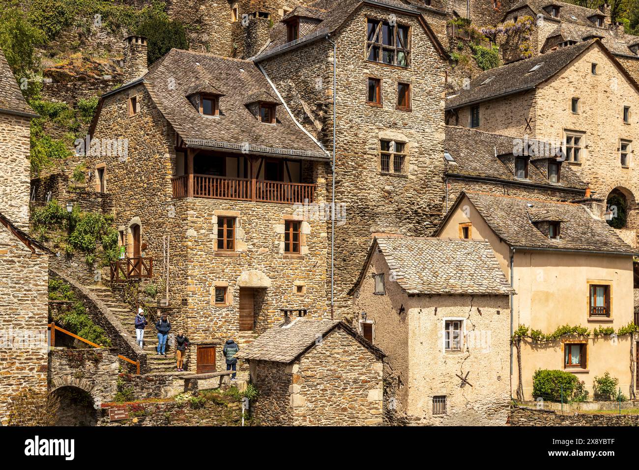 France, Aveyron, Belcastel, labeled The Most Beautiful Villages of ...