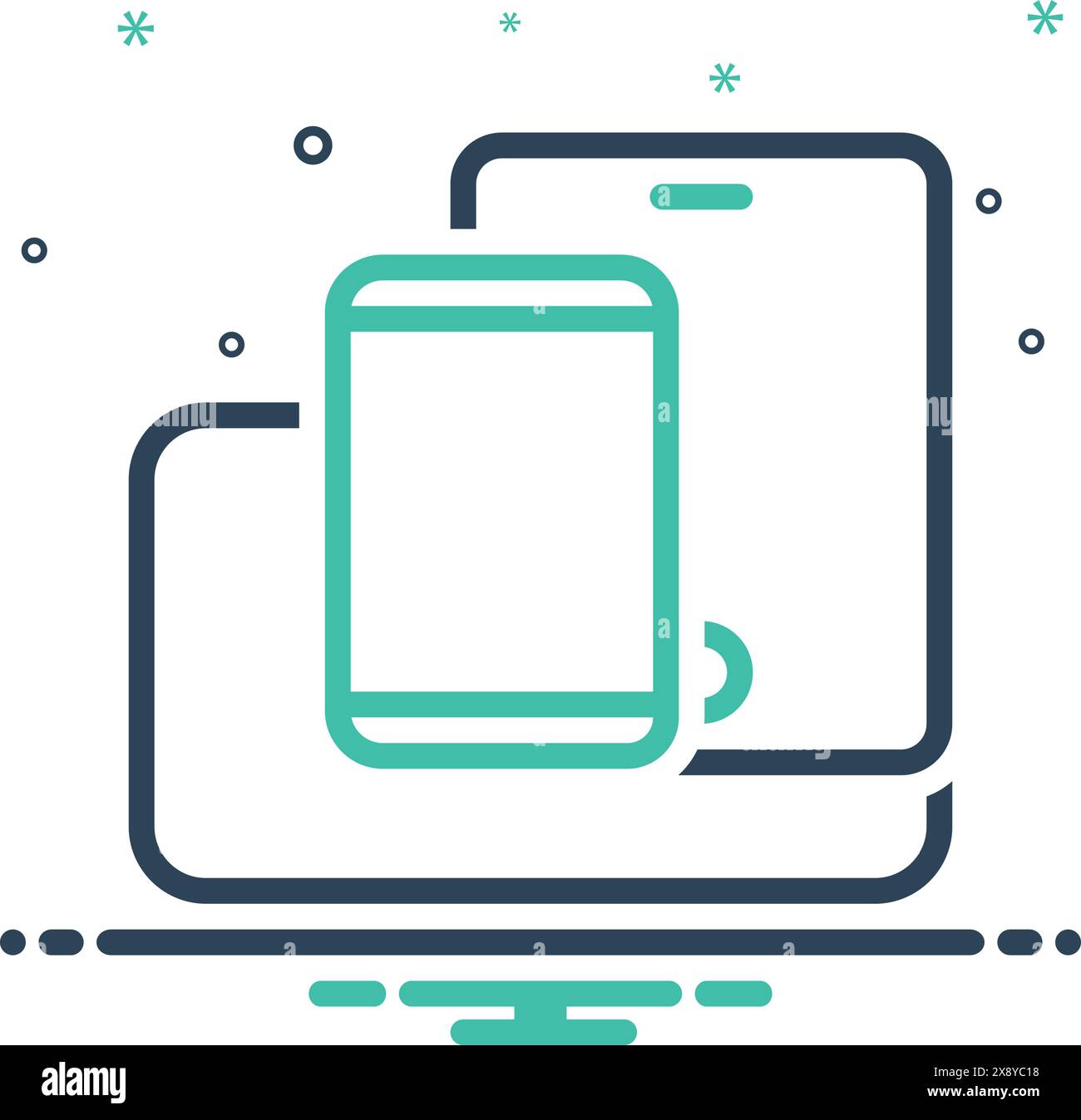 Icon for responsive,reactive Stock Vector Image & Art - Alamy