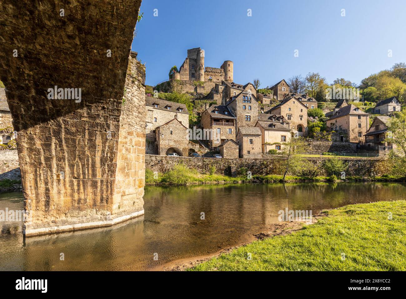 France, Aveyron, Belcastel, labeled The Most Beautiful Villages of ...