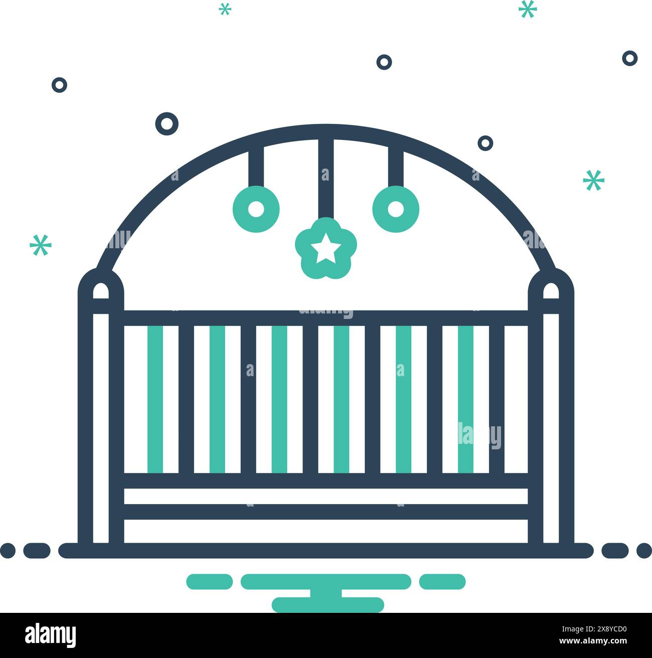 Icon for play pen,rocking Stock Vector Image & Art - Alamy