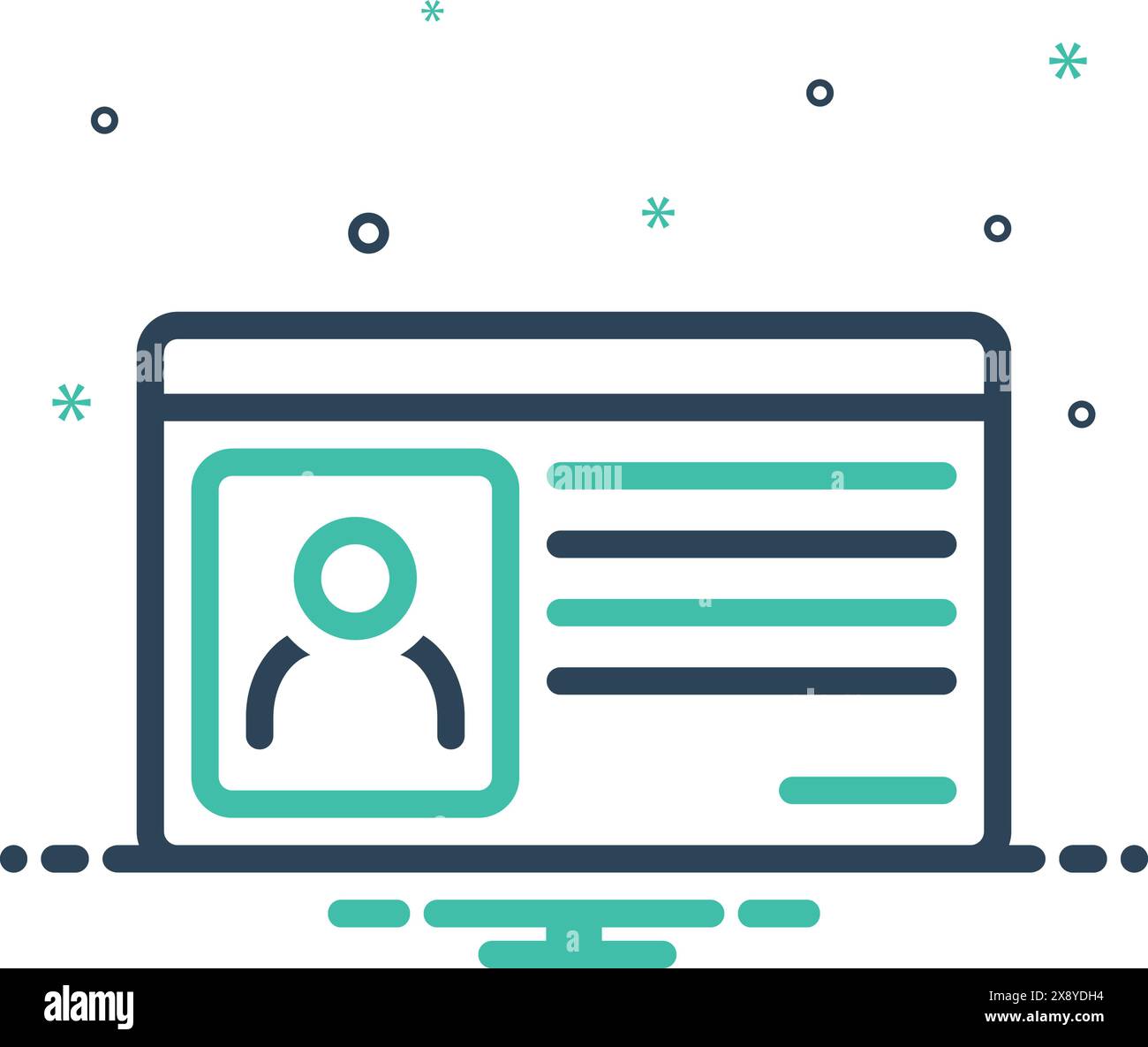 Icon for id card,identification Stock Vector Image & Art - Alamy