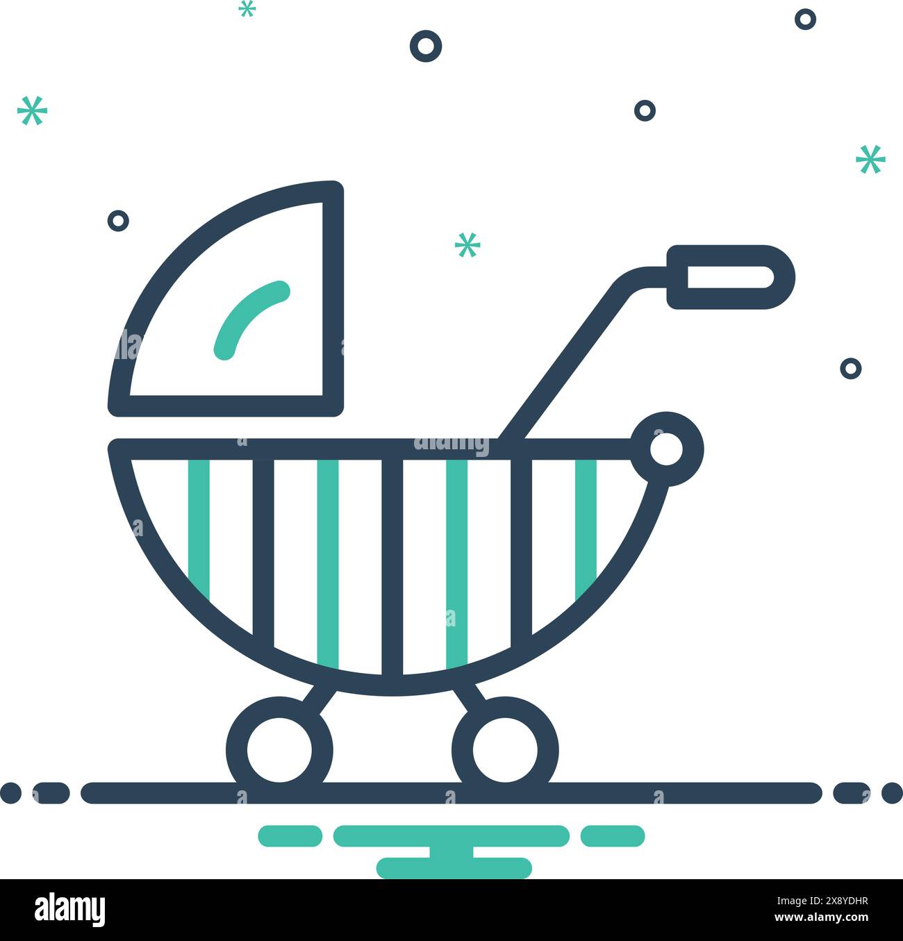 Icon for stroller,straggler Stock Vector Image & Art - Alamy