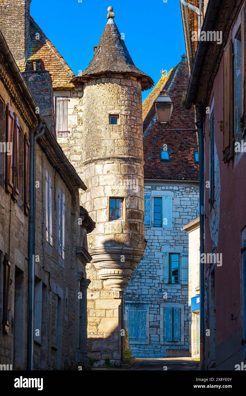 France, Lot, Gramat, stage on the Rocamadour Way (GR 6), variant of the ...