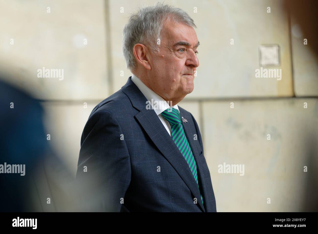 Duesseldorf, Germany. 28th May, 2024. Herbert Reul (CDU), Minister of ...