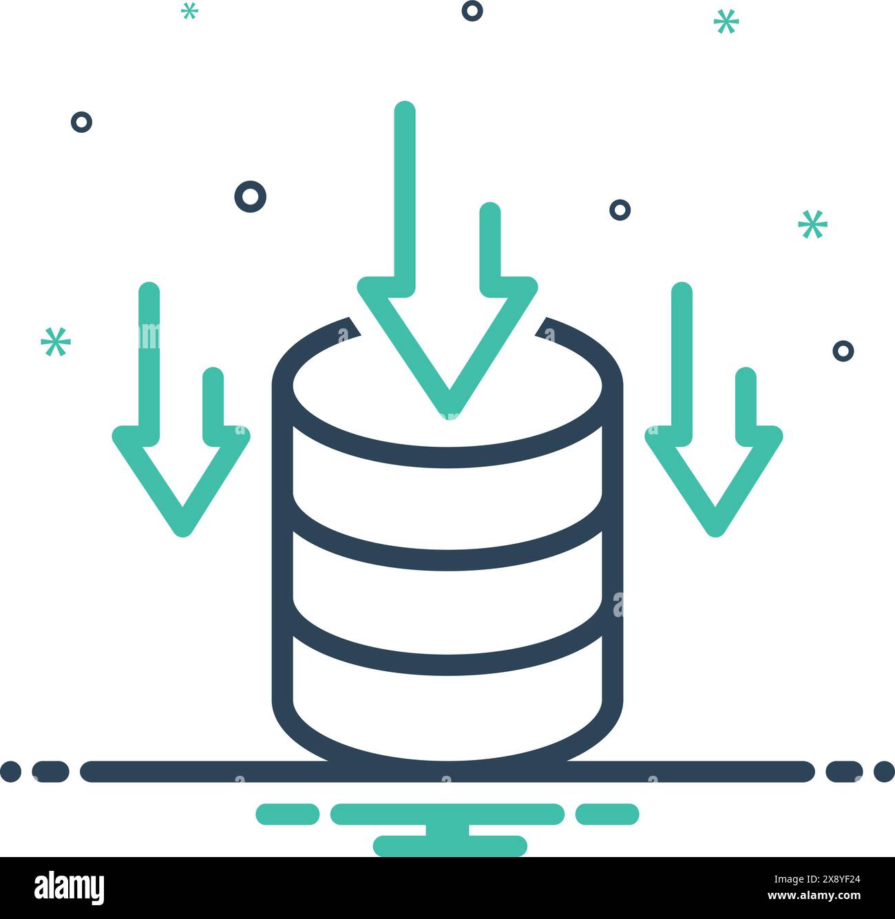 Icon for data storage,stock Stock Vector Image & Art - Alamy