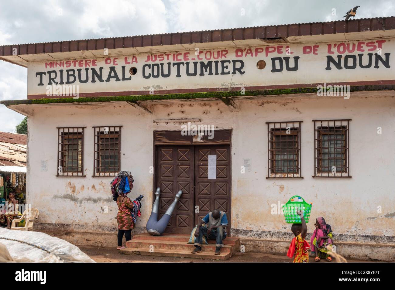 Cameroon, west area, Noun district, Foumban, the customary court of the ...