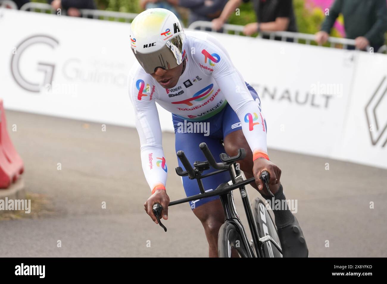 MANZIN Lorrenzo (TotalEnergies) during the Boucles de la Mayenne 2024 ...