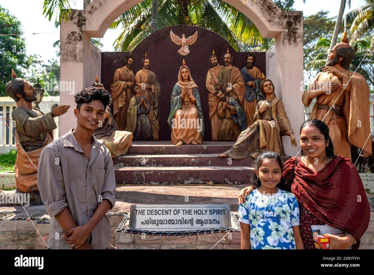 India, Kerala, Arthunkal, St Andrew's Basilica Stock Photo - Alamy