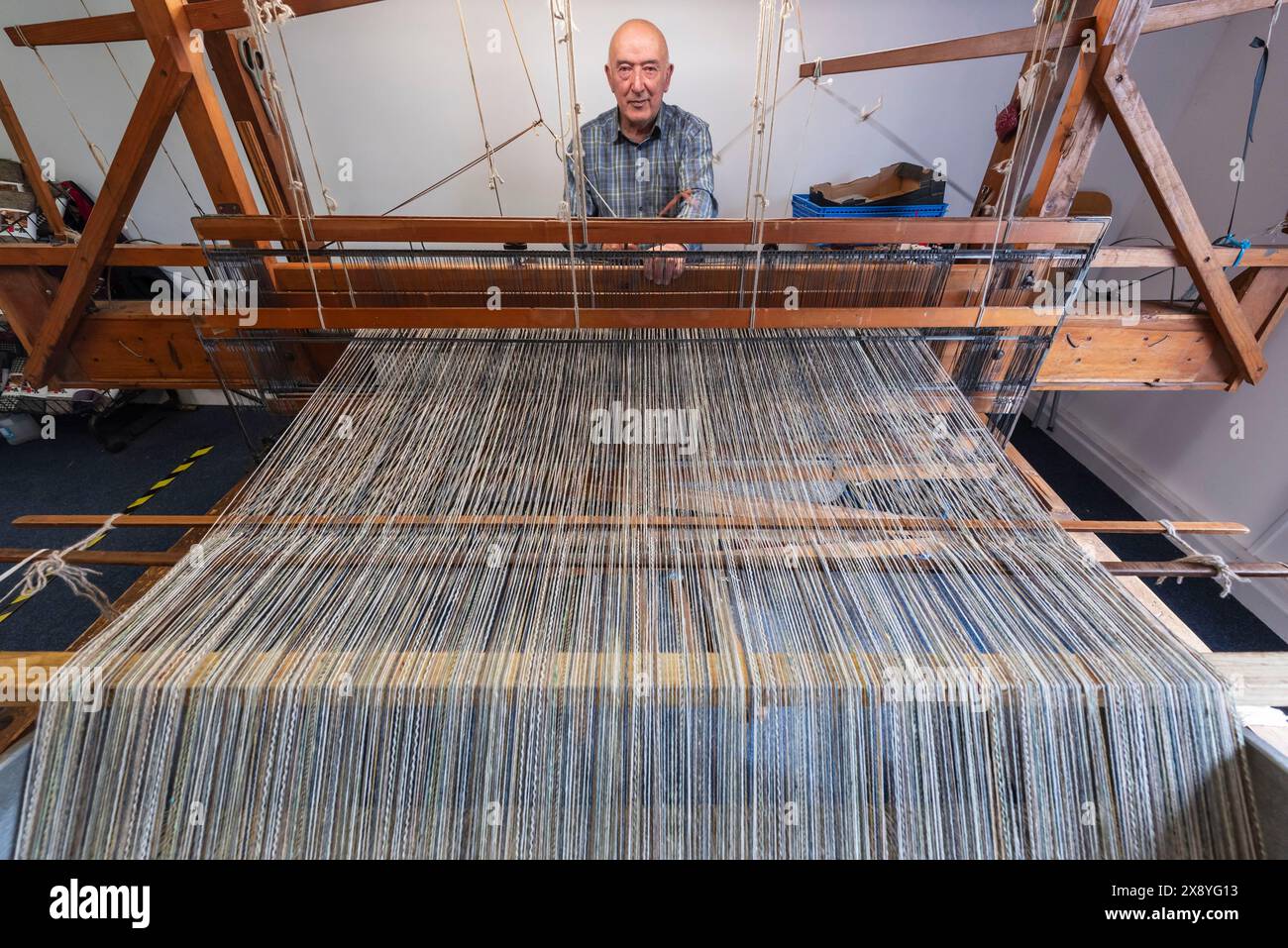 Ireland, County Donegal, Ardara, Eddie Doherty's Handwoven Tweeds Stock ...