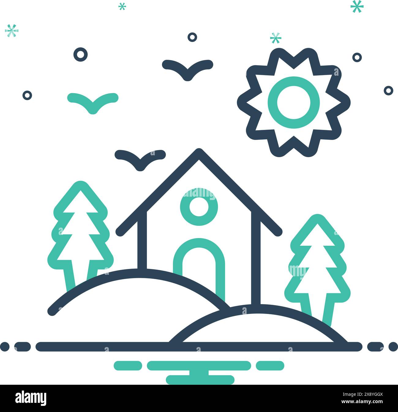 Icon for habitat,dwelling,abode Stock Vector Image & Art - Alamy