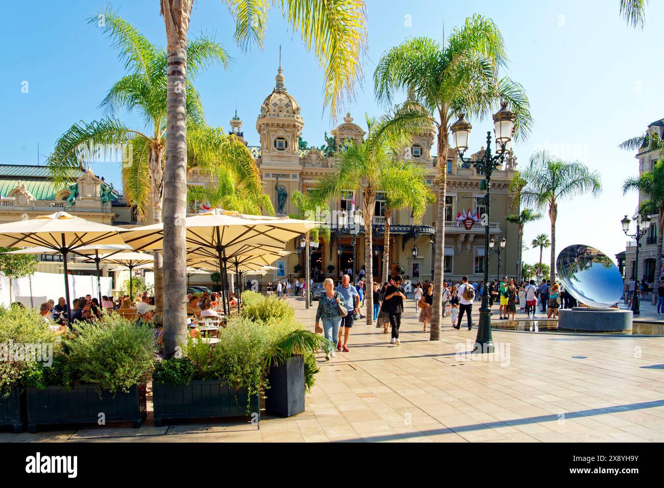 Principality of Monaco, Monaco, place du Casino square, Societe des ...