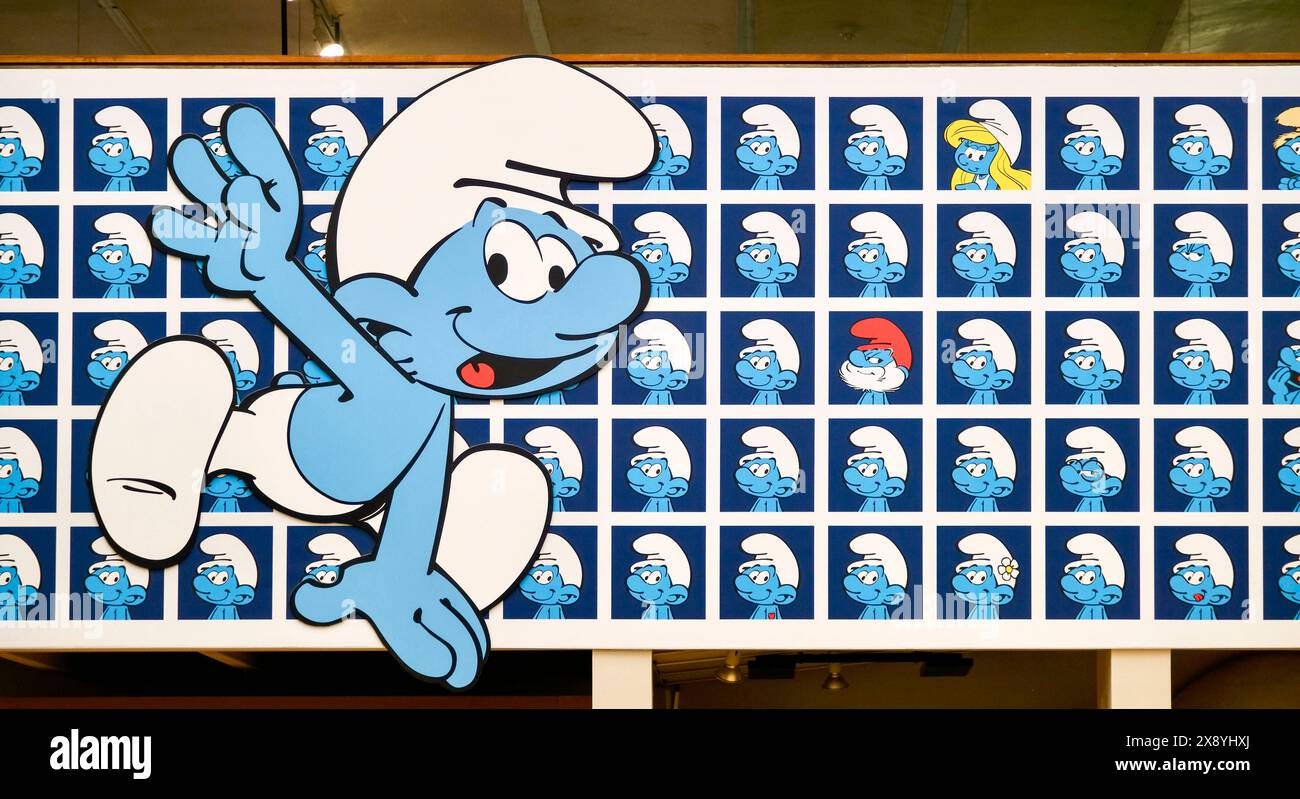 Belgium, Brussels, Belgian Comic Strip Center, or Comic Strip Museum ...