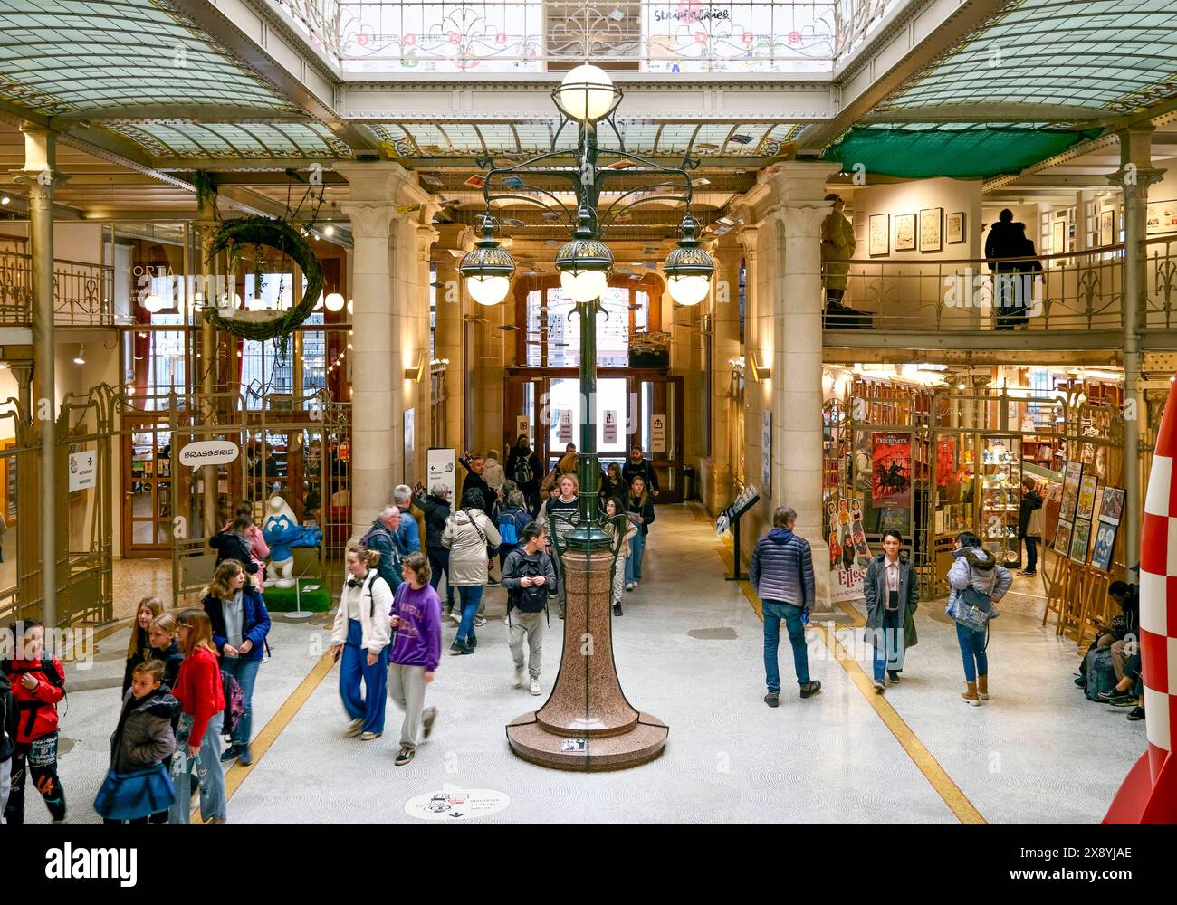 Belgium, Brussels, Belgian Comic Strip Center, or Comic Strip Museum ...