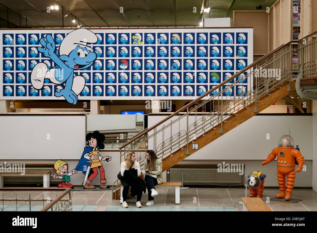 Belgium, Brussels, Belgian Comic Strip Center, or Comic Strip Museum ...