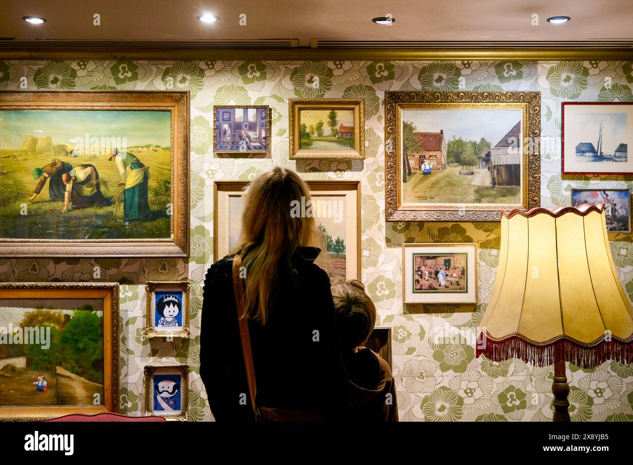 Belgium, Brussels, Belgian Comic Strip Center, or Comic Strip Museum ...