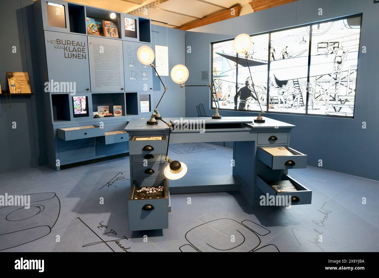 Belgium, Brussels, Belgian Comic Strip Center, or Comic Strip Museum ...