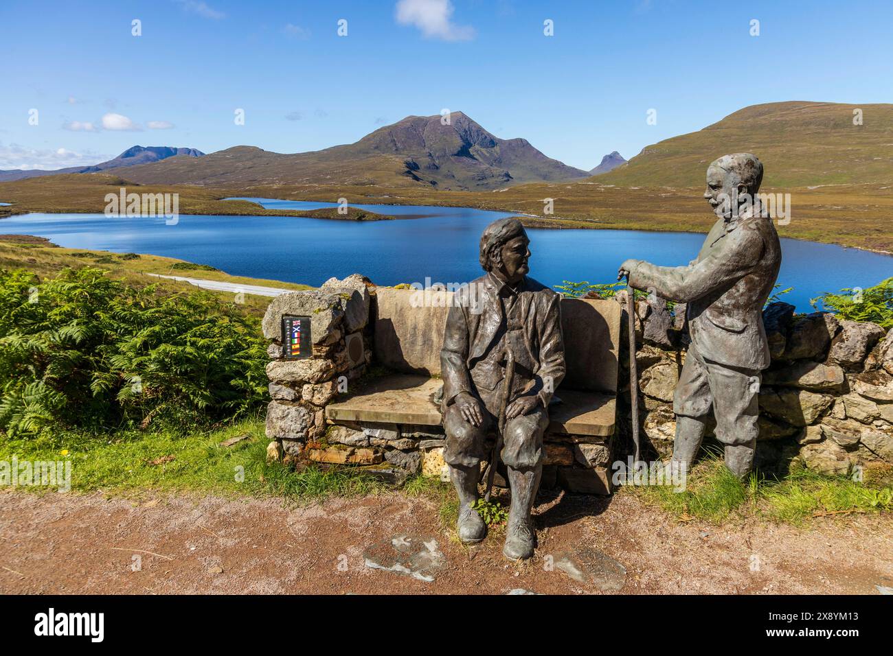 United Kingdom, Scotland, Highlands, Sutherland, Knockan Crag National ...