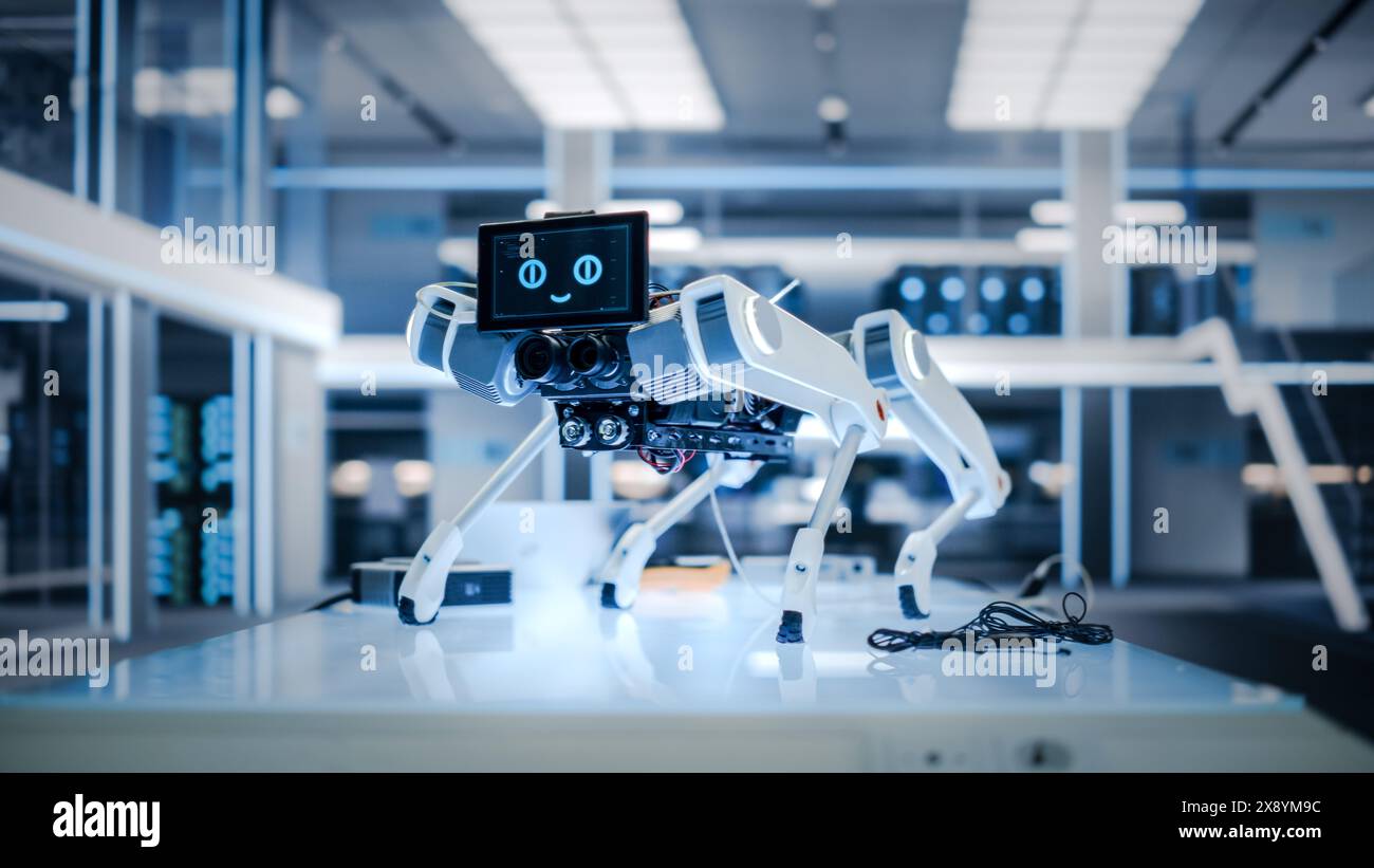 High Tech Robot Dog with Lidars, Sensors, Optics, Computers, Cameras ...