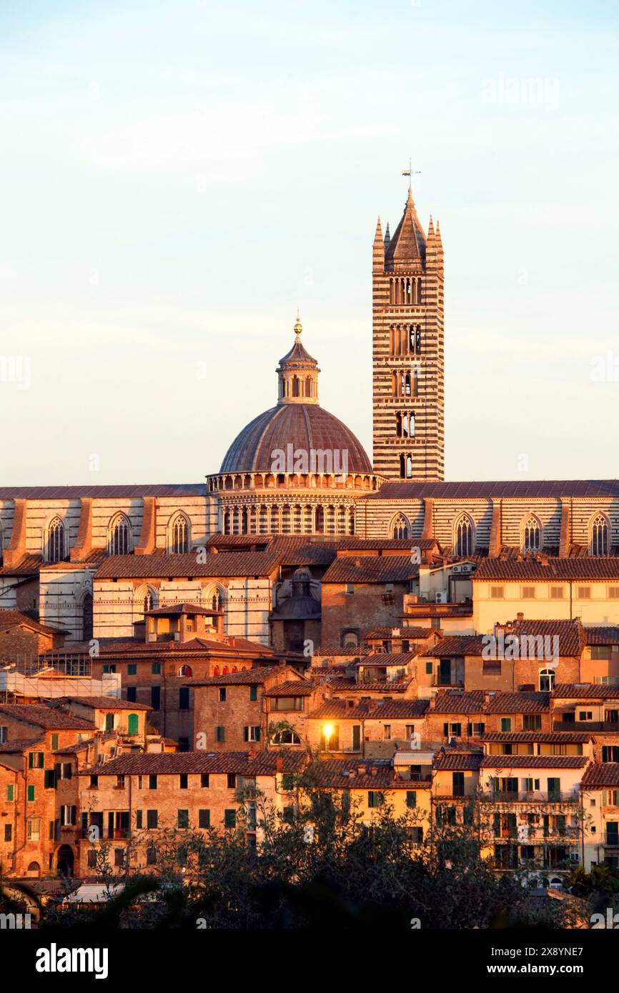 Italy, Tuscany, Siena, historical center listed as World Heritage by ...