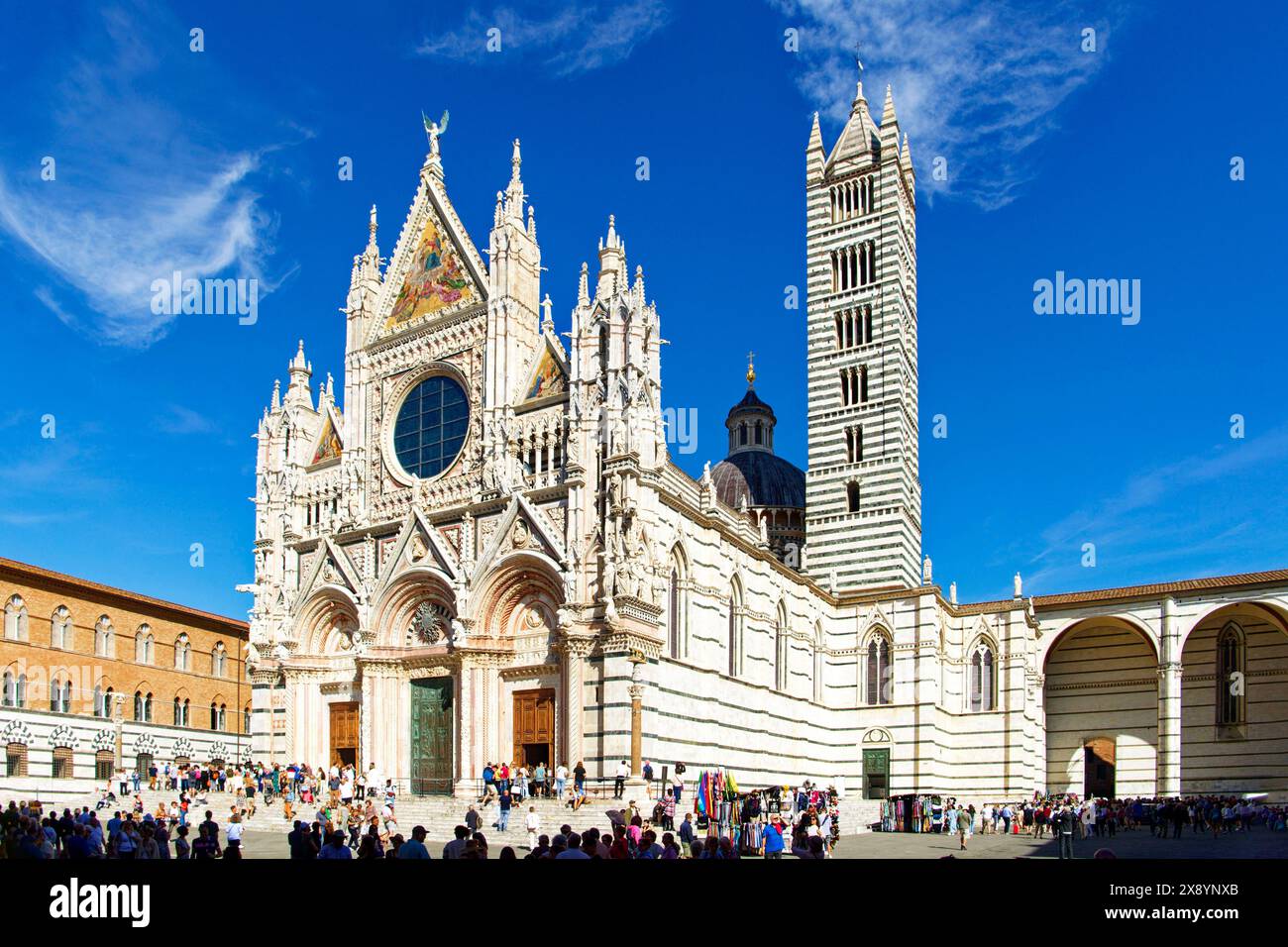 Italy, Tuscany, Siena, historical center listed as World Heritage by ...