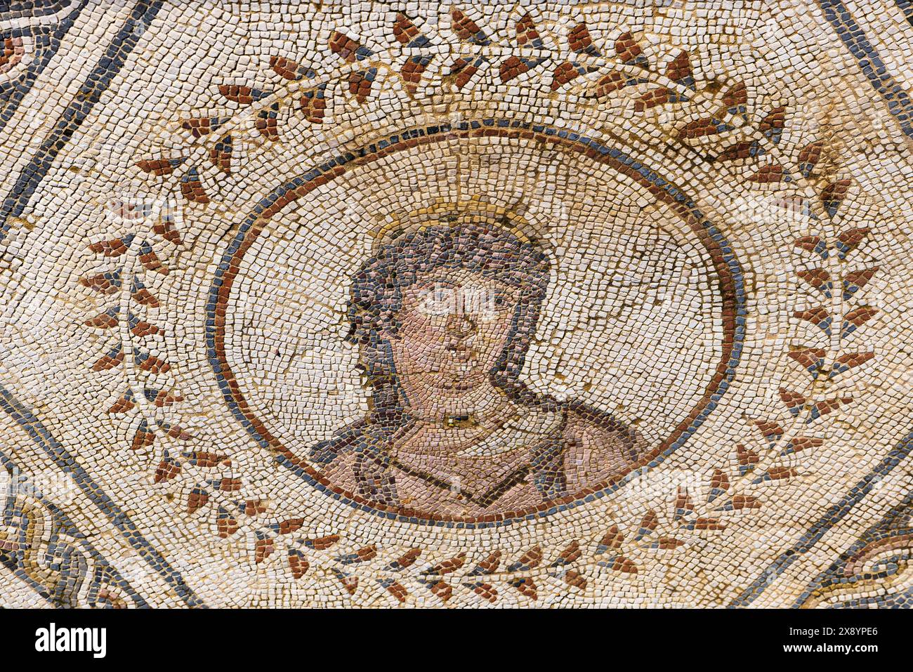 Spain, Andalusia, Santiponce, ruins of the roman city of Italica, house ...