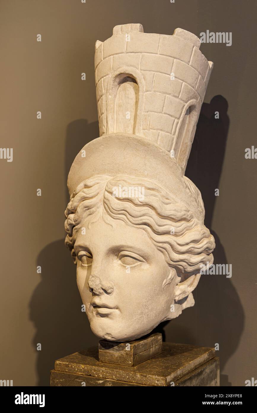 Spain, Andalusia, Santiponce, ruins of the roman city of Italica ...