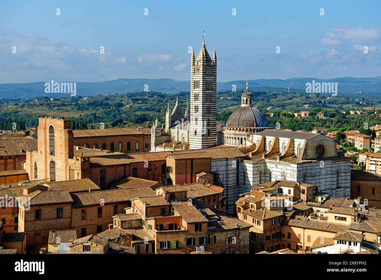 Italy, Tuscany, Siena, historical center listed as World Heritage by ...