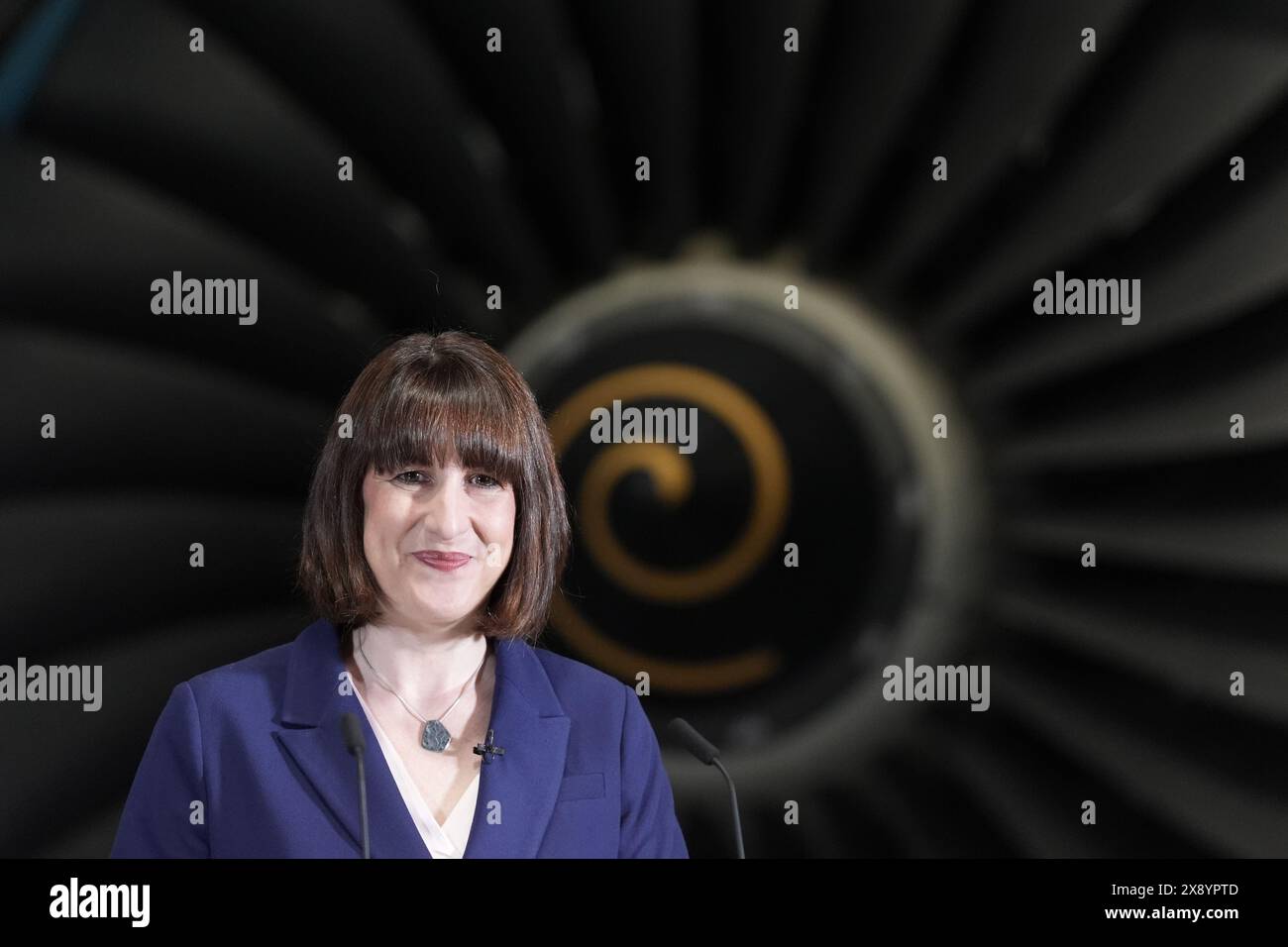 Shadow chancellor Rachel Reeves delivers a speech during a visit to ...