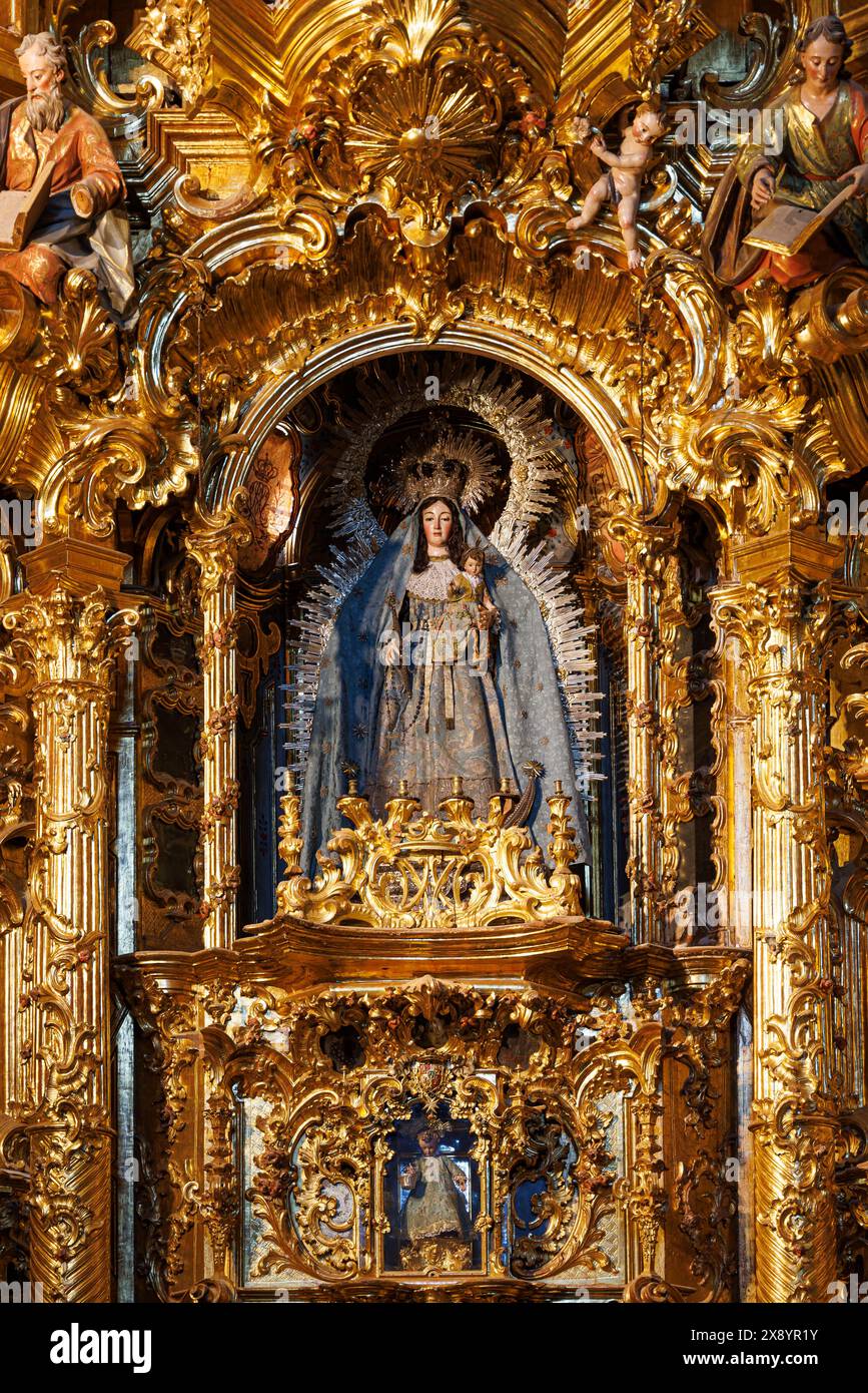 Spain, Andalusia, Arcos de la Frontera, Basilica Santa Maria de la ...