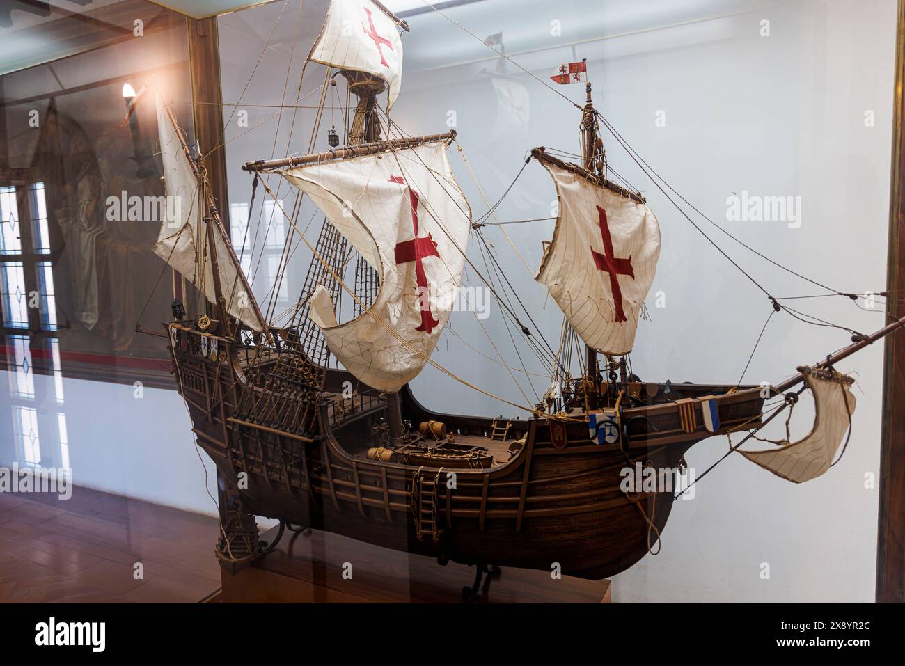 Spain, Andalusia, La Rabida, Santa Maria de La Rabida monastery, Santa ...