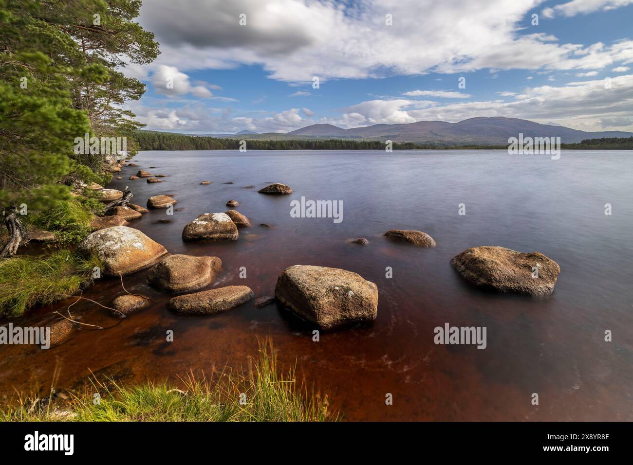 Scotland, Highlands, Cairngorms National Park, Nethy Bridge, Loch ...