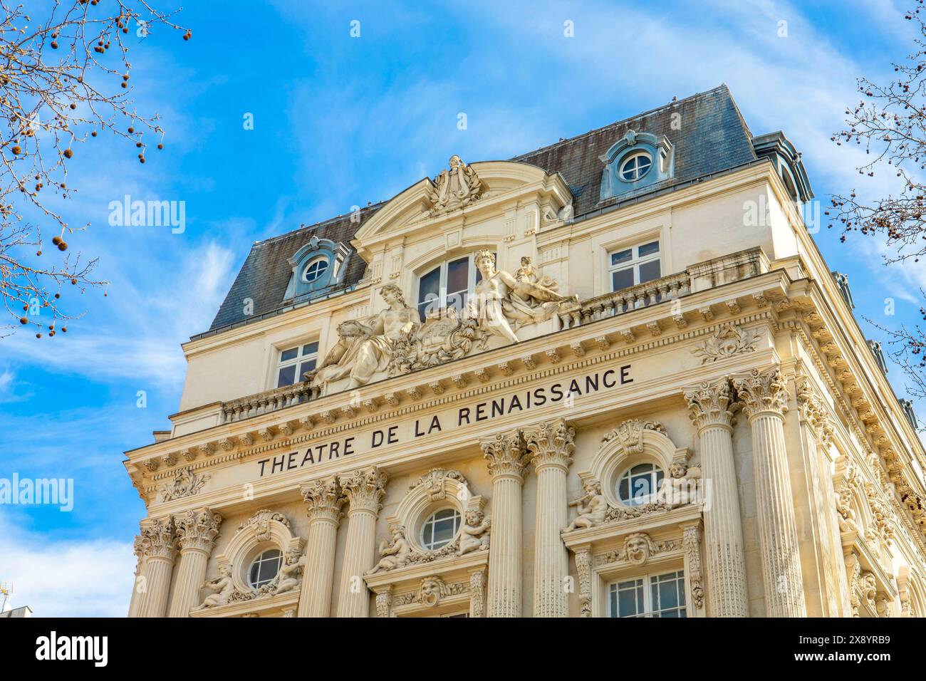 France, Paris, Renaissance theater Stock Photo - Alamy