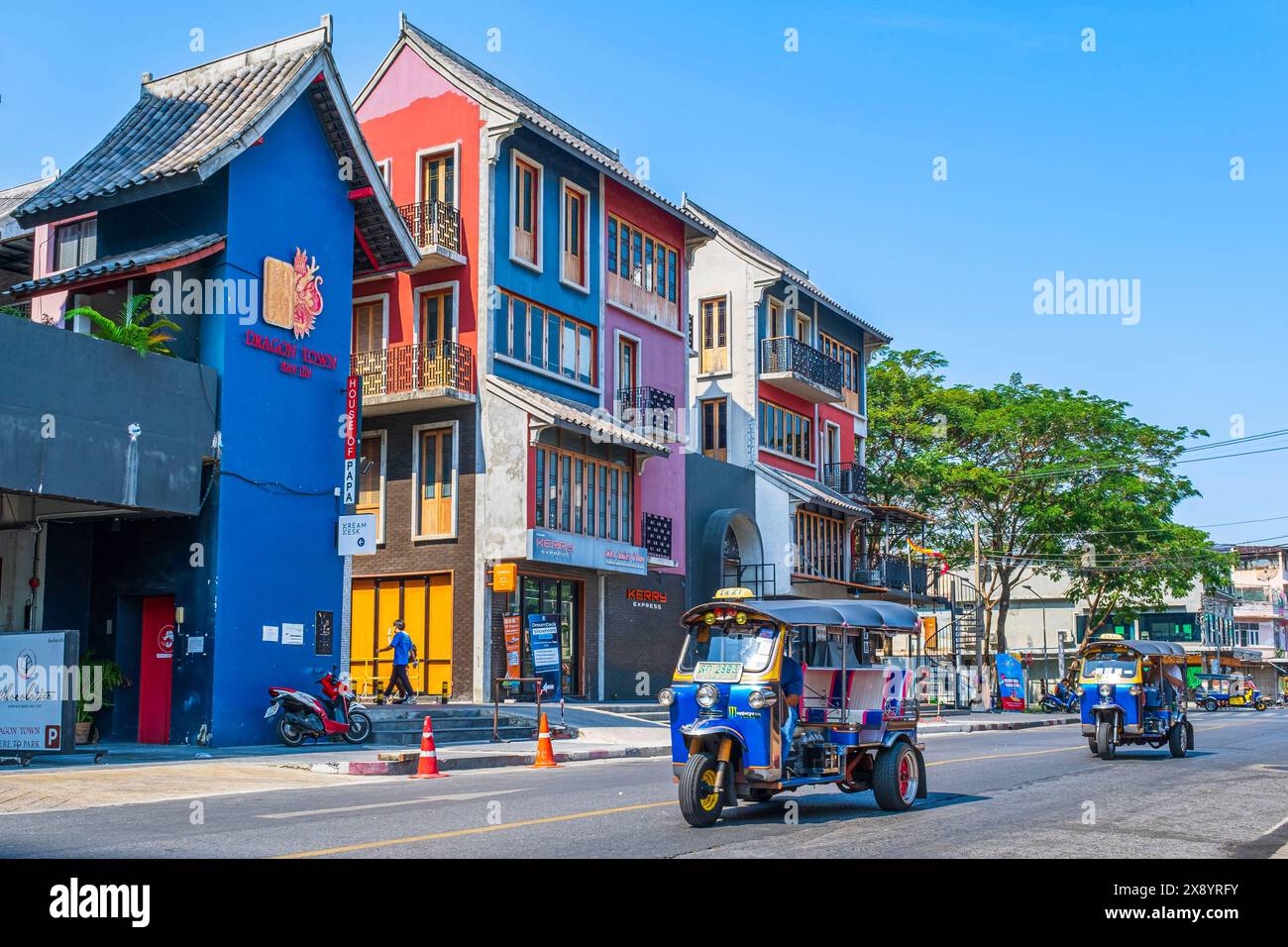 Thailand, Bangkok, Pathum Wan district, Dragon Town Stock Photo - Alamy