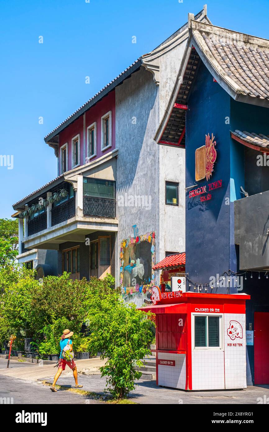 Thailand, Bangkok, Pathum Wan district, Dragon Town Stock Photo - Alamy