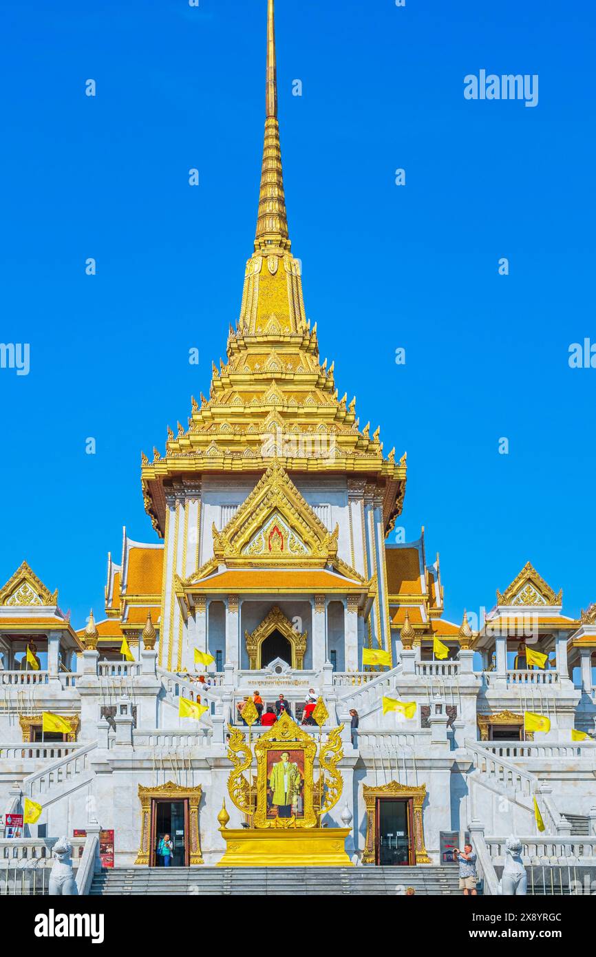 Thailand, Bangkok, Samphanthawong district, Chinatown, Wat Traimit or ...