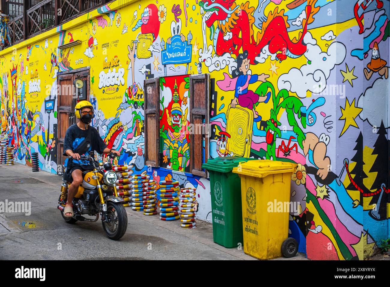 Thailand, Bangkok, Samphanthawong district, the historic district of ...