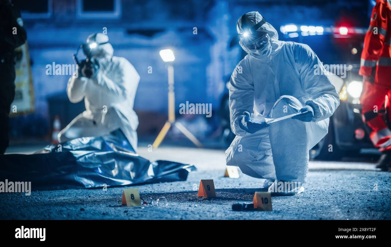 Finding crime scene evidence hi-res stock photography and images - Alamy