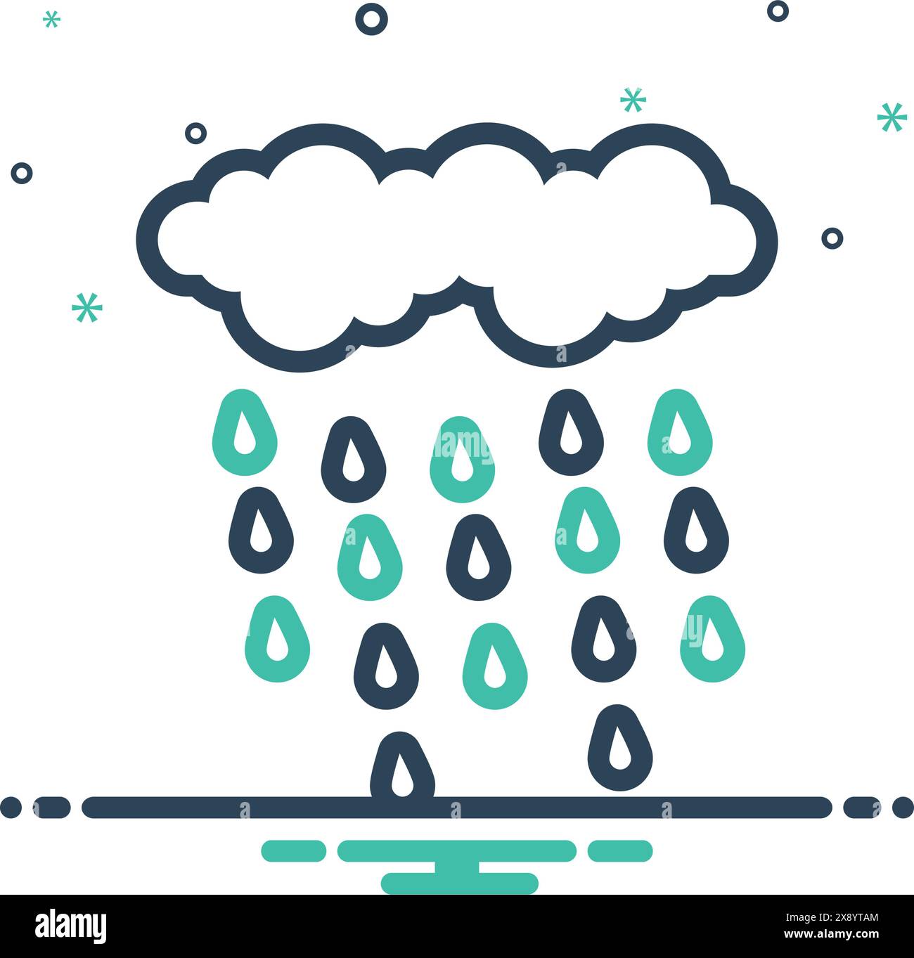 Icon for rain,rainfall,precipitation Stock Vector Image & Art - Alamy