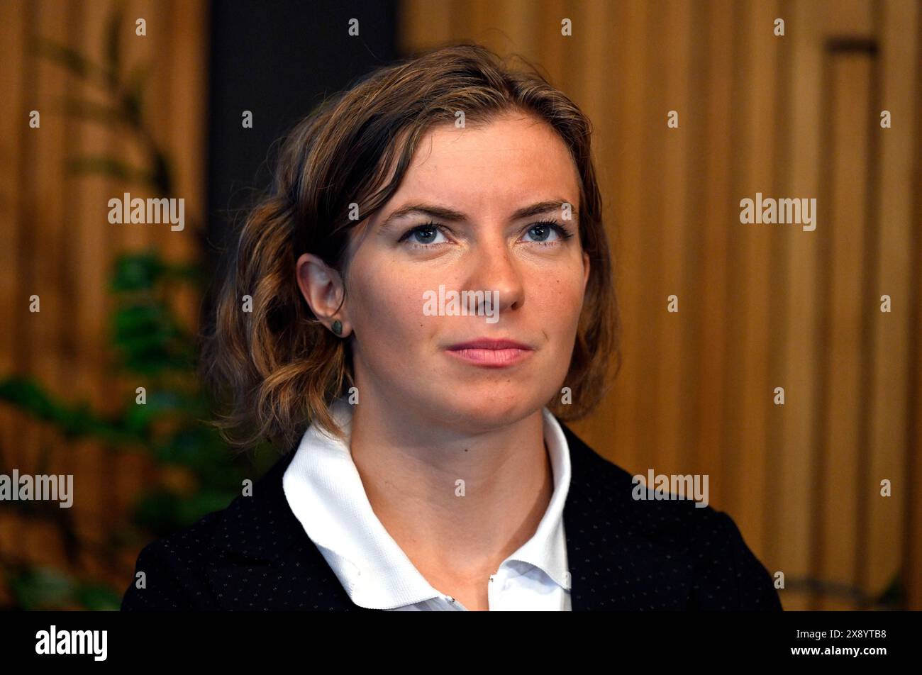 Prague, Czech Republic. 28th May, 2024. Czech triathlete Tereza ...