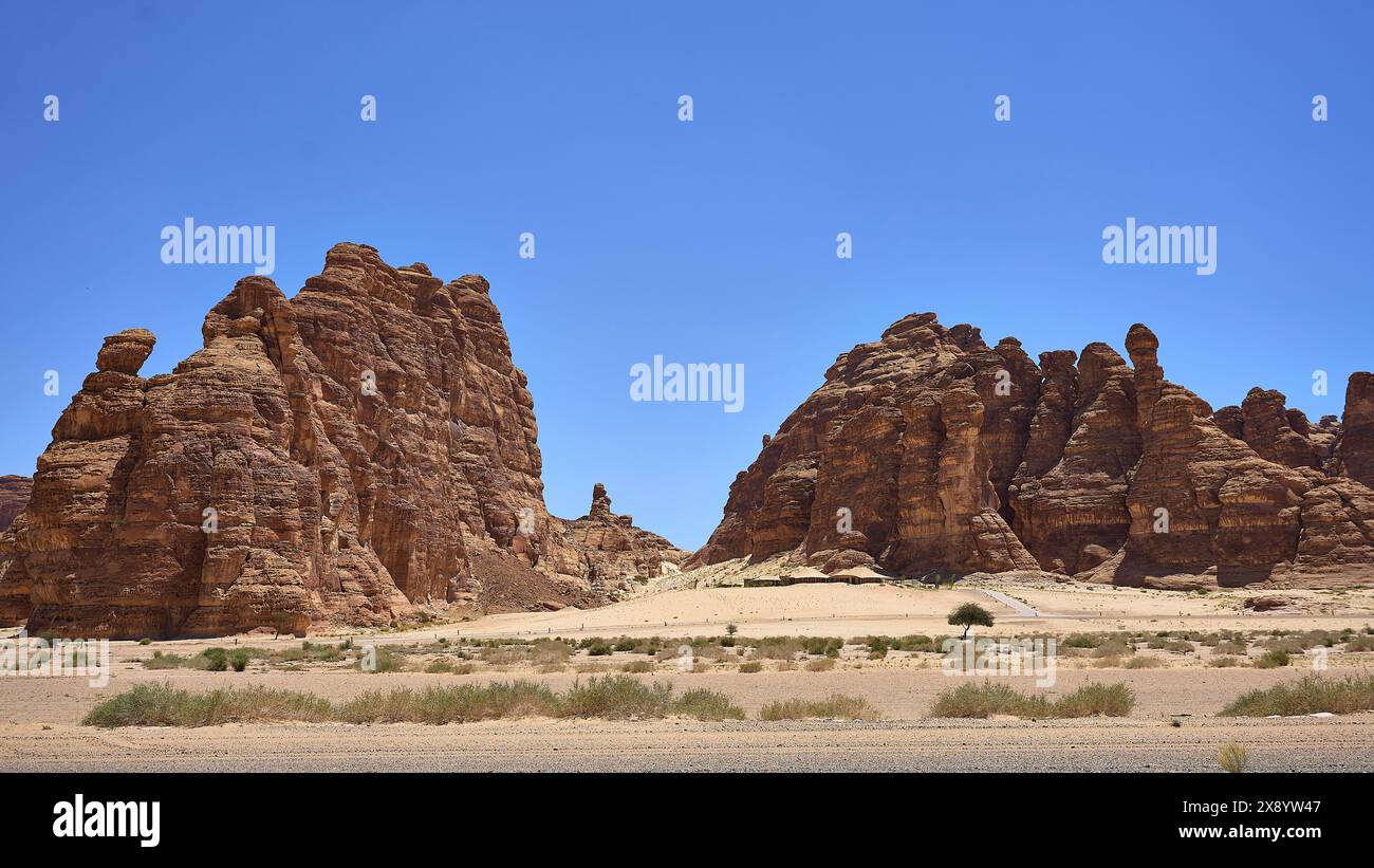 Mountains, An erosion formation in the desert near Elephant Rock, near ...