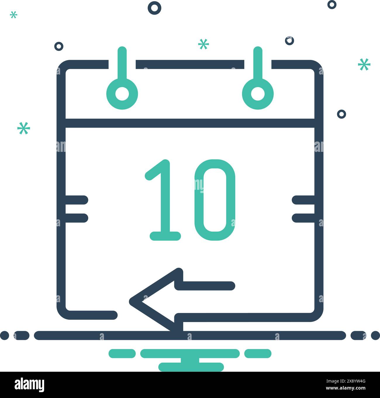 Icon for yesterday,calendar Stock Vector Image & Art - Alamy