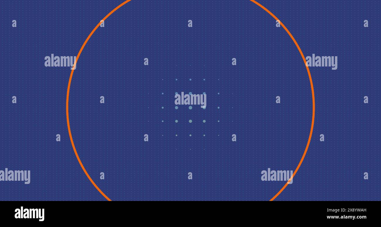 Looping orange circles hi-res stock photography and images - Alamy
