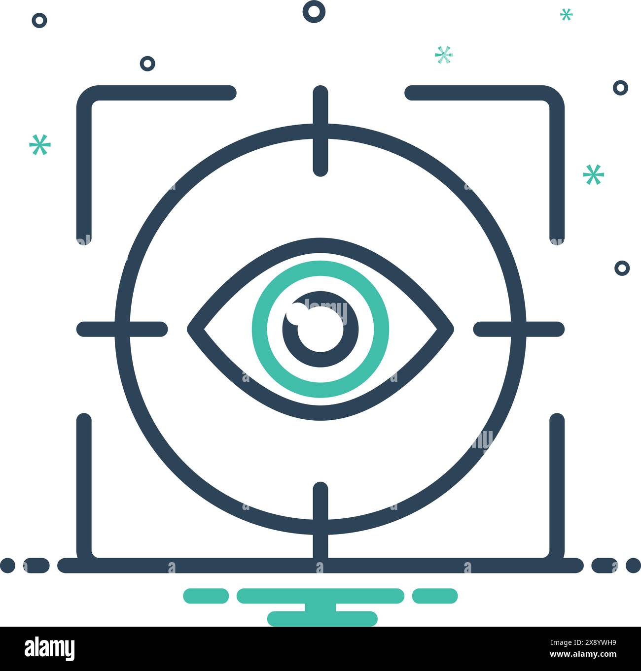 Stare at lens Stock Vector Images - Alamy