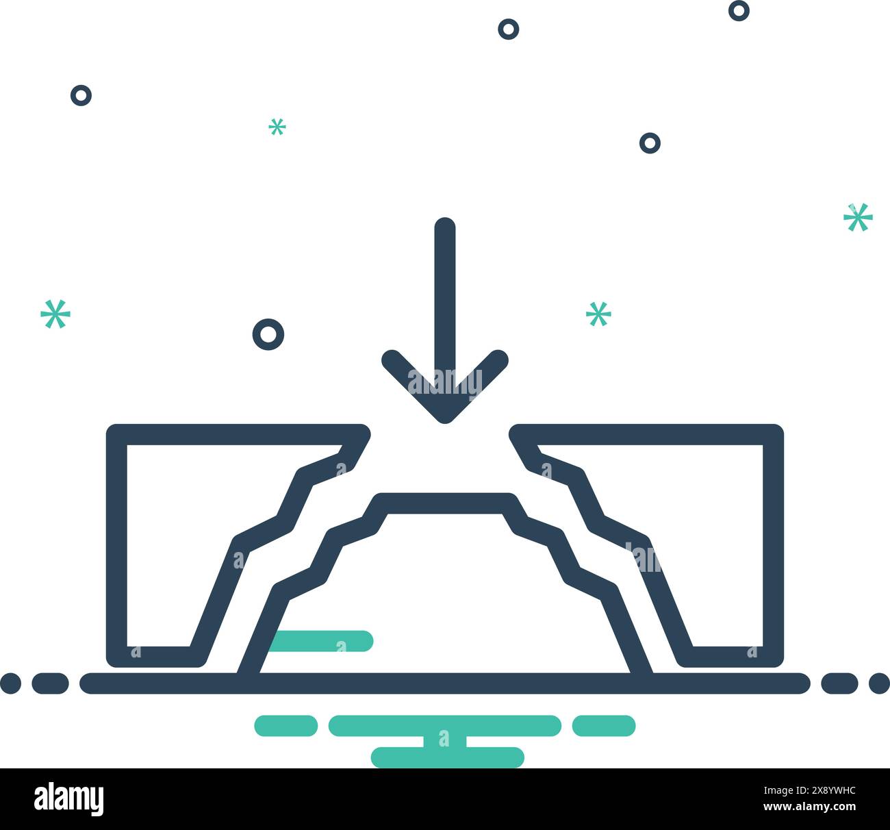 Icon for gap,damage Stock Vector Image & Art - Alamy