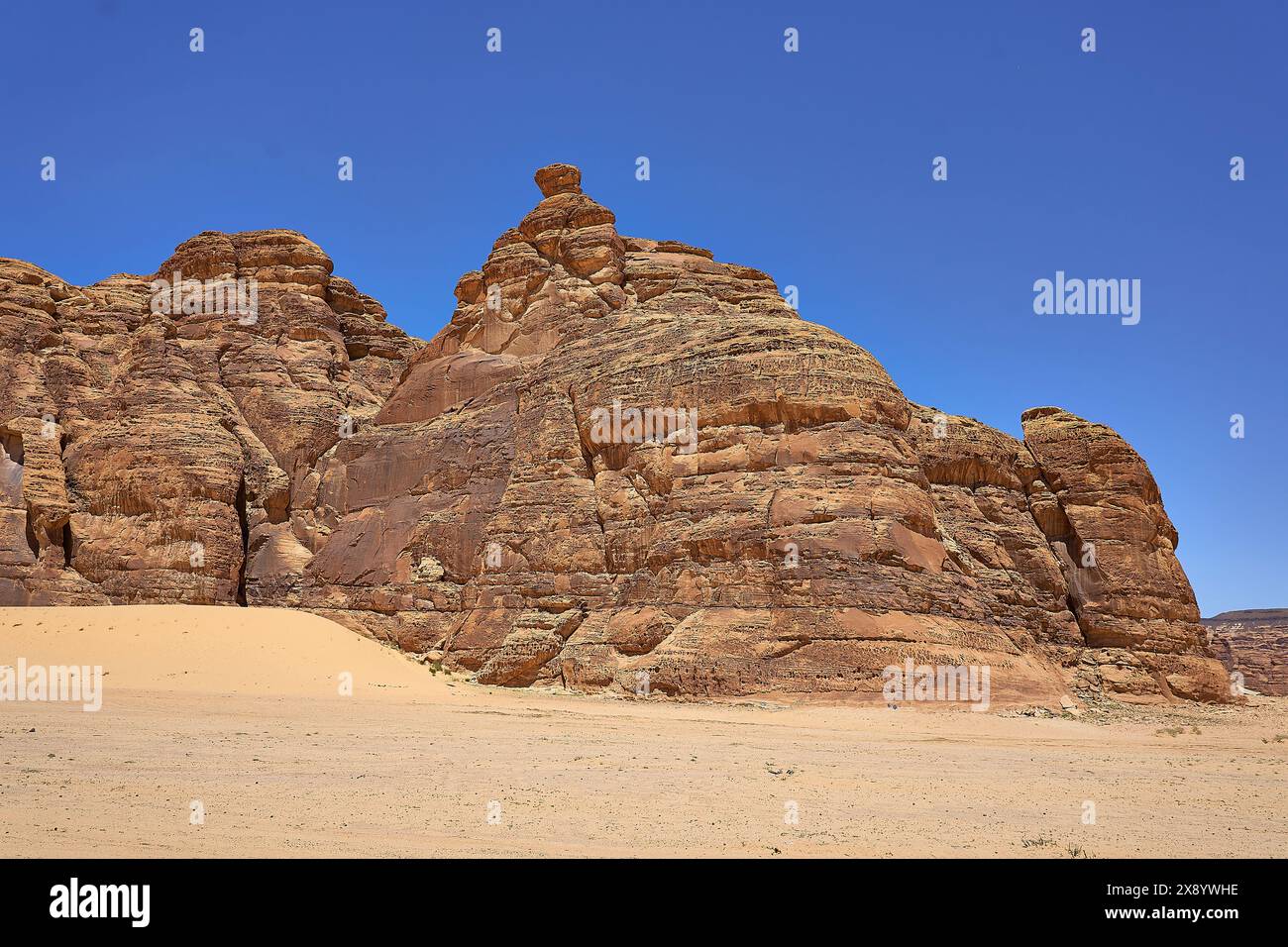 Mountains, An erosion formation in the desert near Elephant Rock, near ...