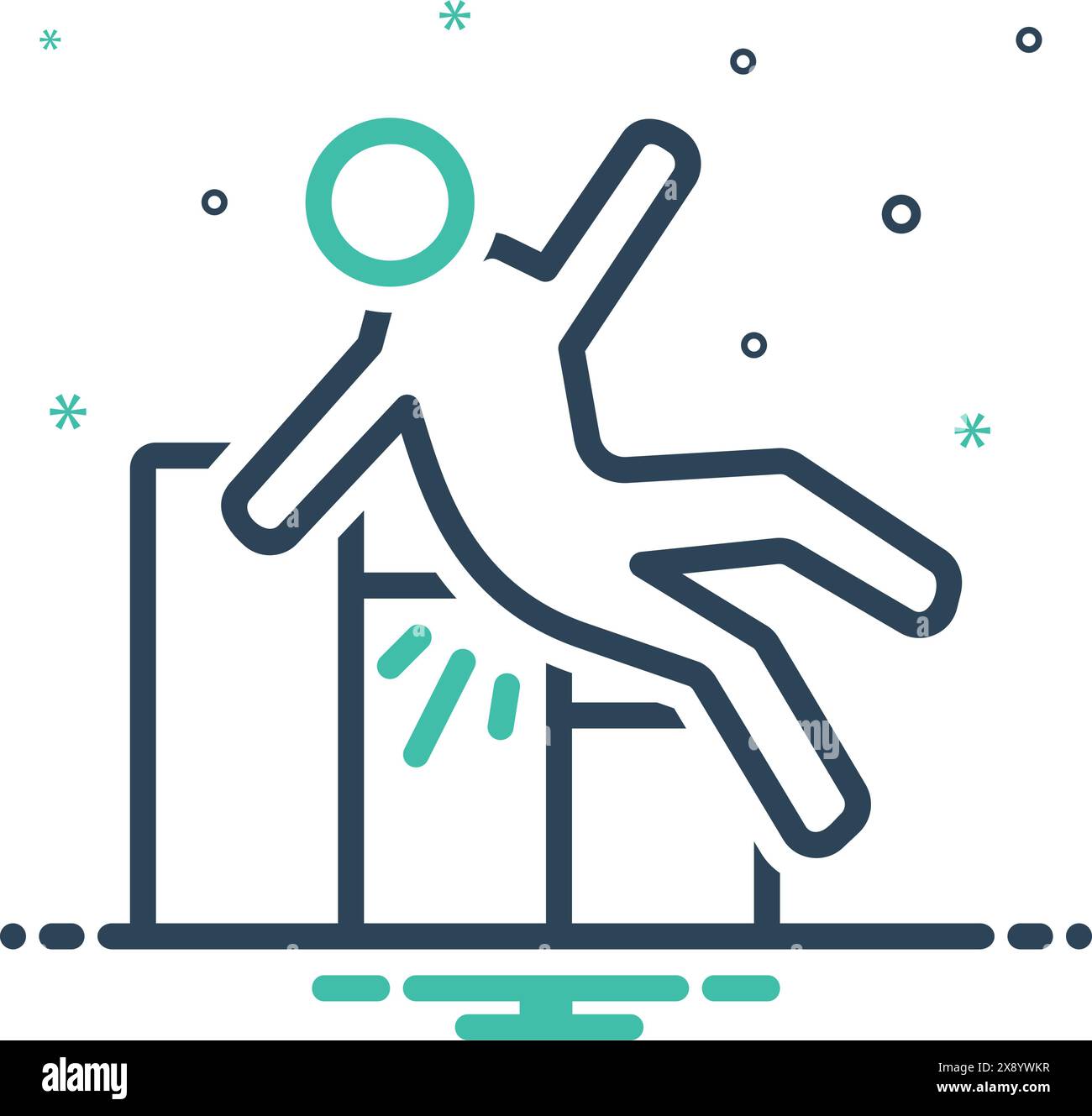 Slip downfall hi-res stock photography and images - Alamy