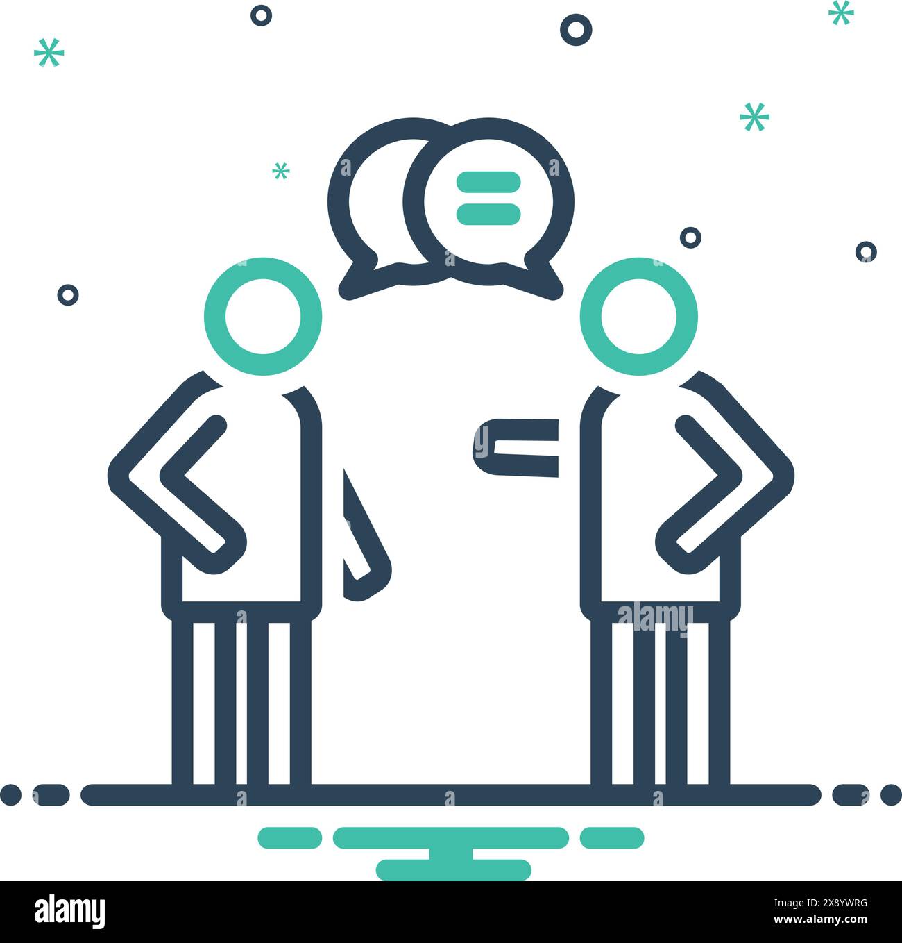 Chatter talk Stock Vector Images - Alamy