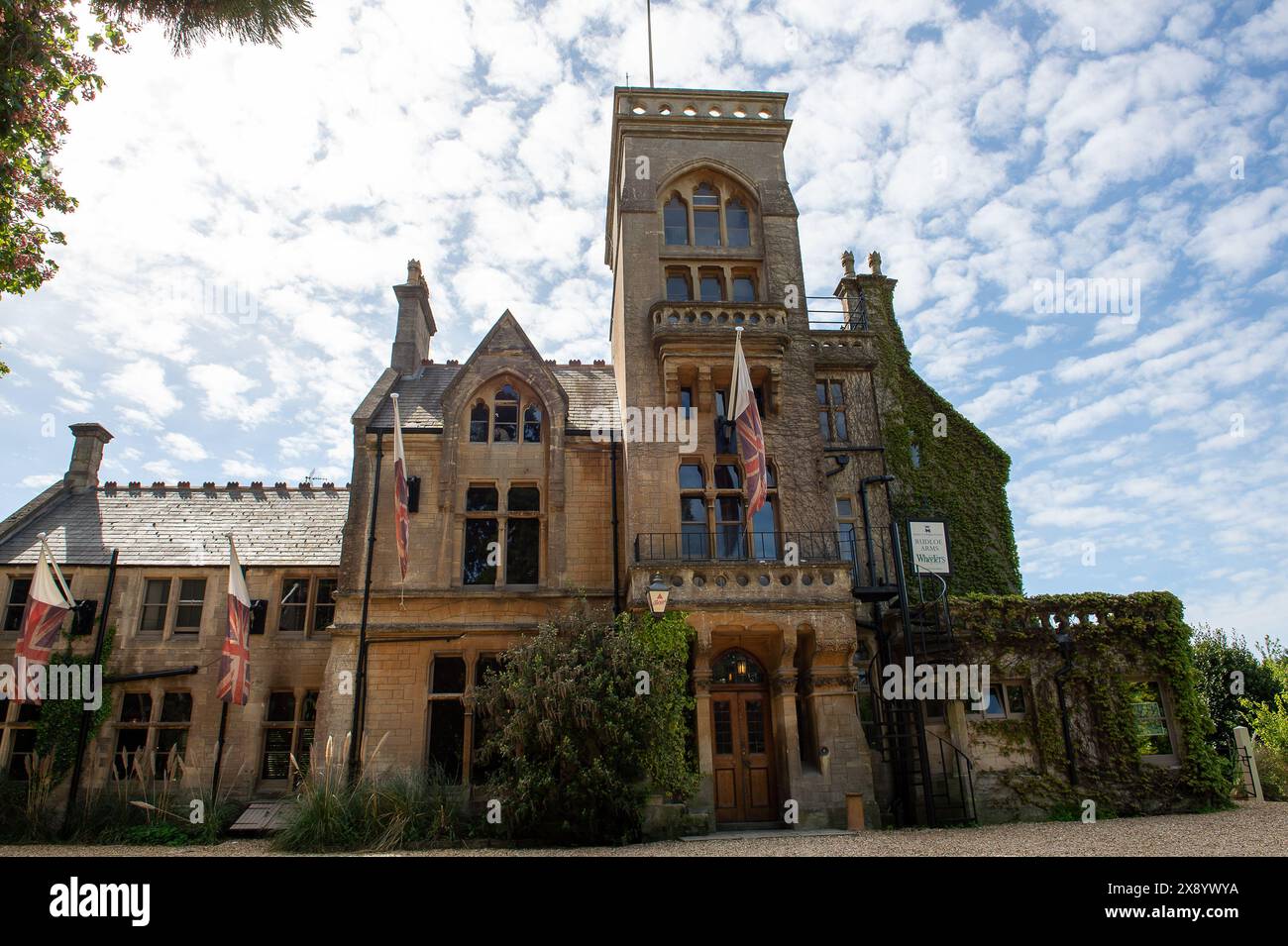 Bath, Corsham, Wiltshire, UK. The Marco Pierre White Rudloe Arms in ...