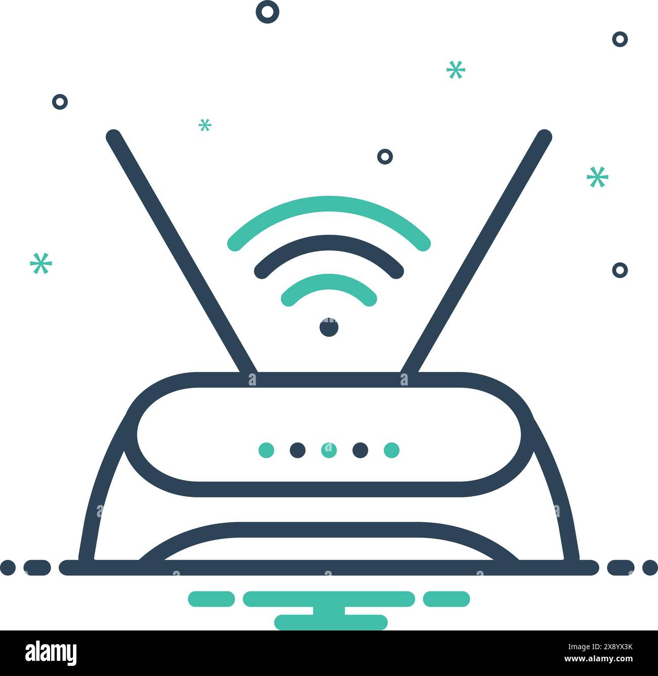 Icon for router,antenna Stock Vector Image & Art - Alamy