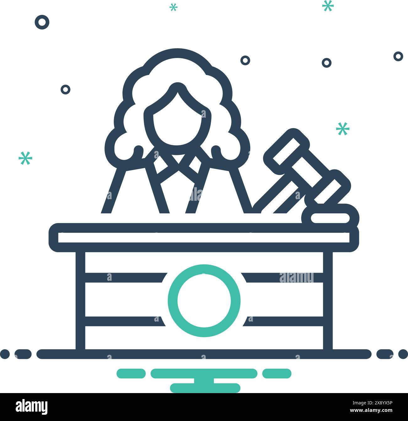 Icon for judge,justice Stock Vector Image & Art - Alamy